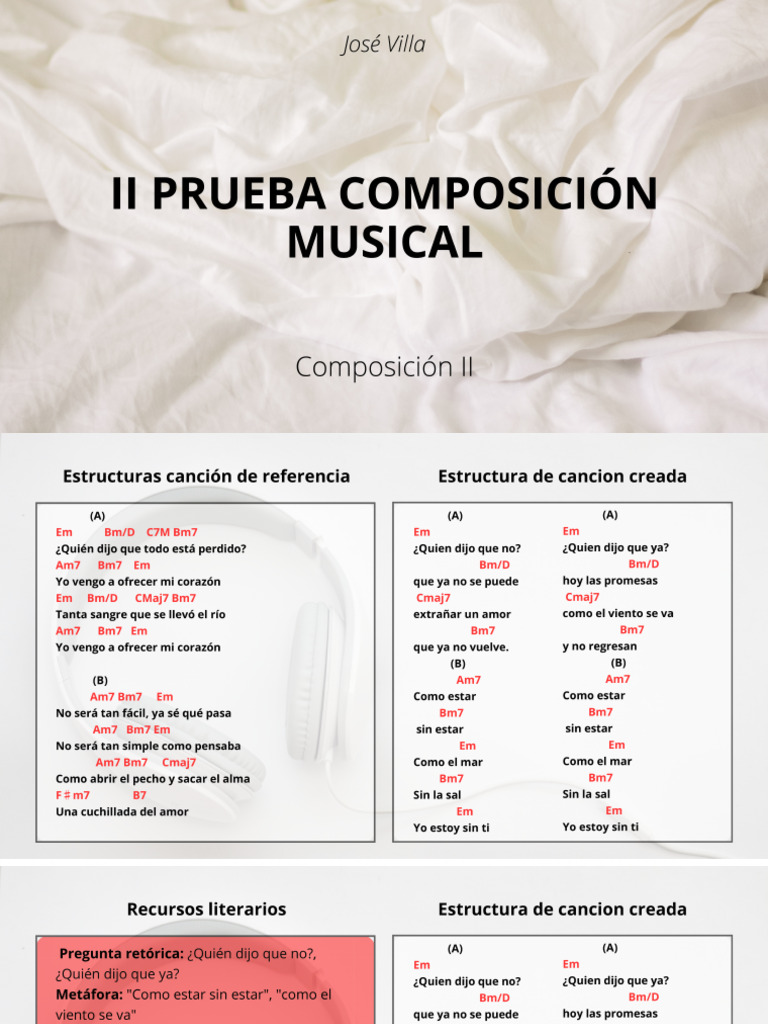 Presentación II Evaluación Compo | PDF