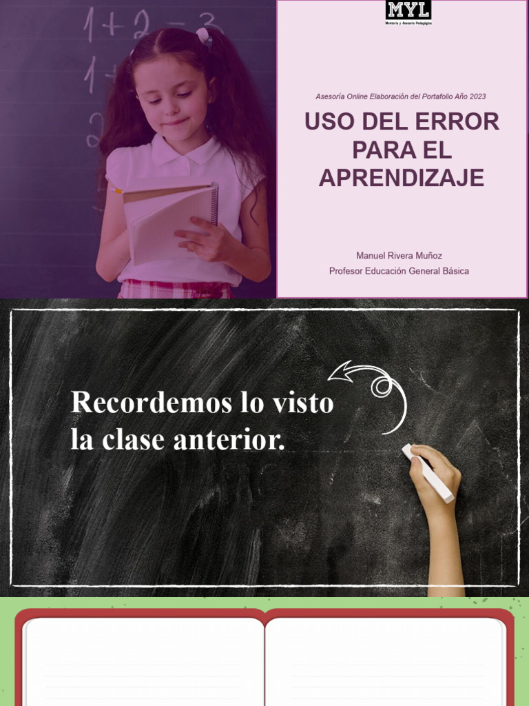 Taller #8. Uso Del Error para El Aprendizaje | PDF | Aprendizaje ...