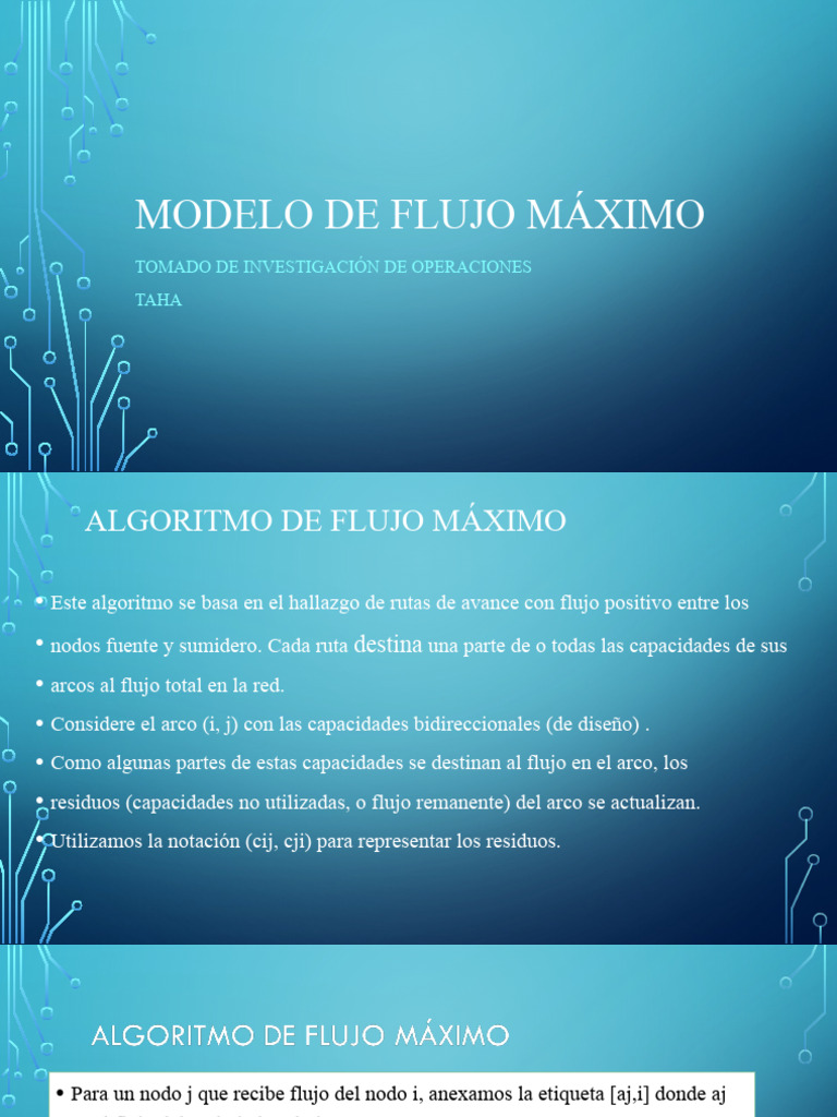 Modelo de Flujo Máximo | PDF