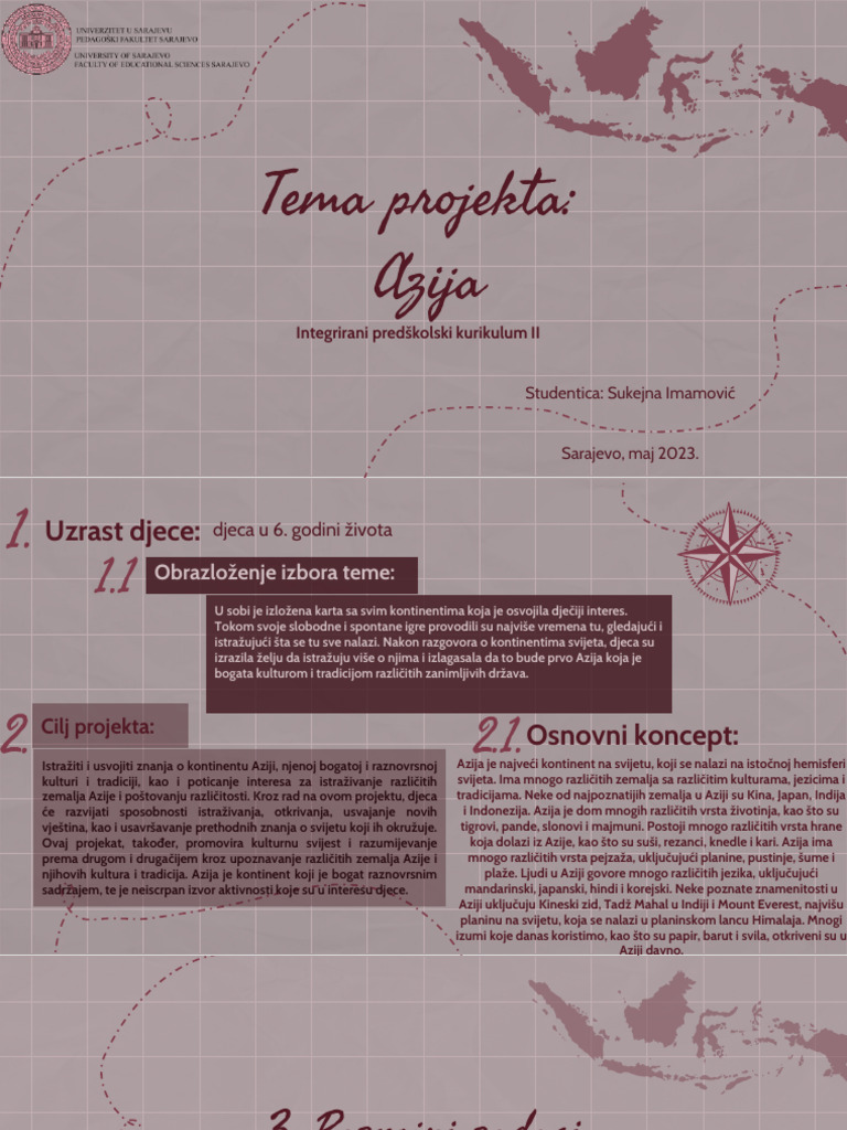 Projekat Azija | PDF