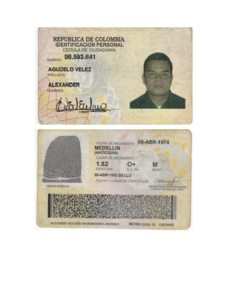 CEDULA | PDF