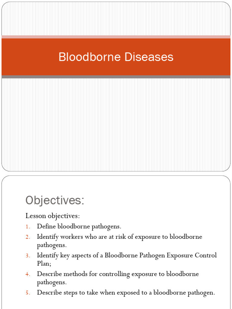 Bloodborne Diseases 2021 | PDF | Hepatitis B | Infection