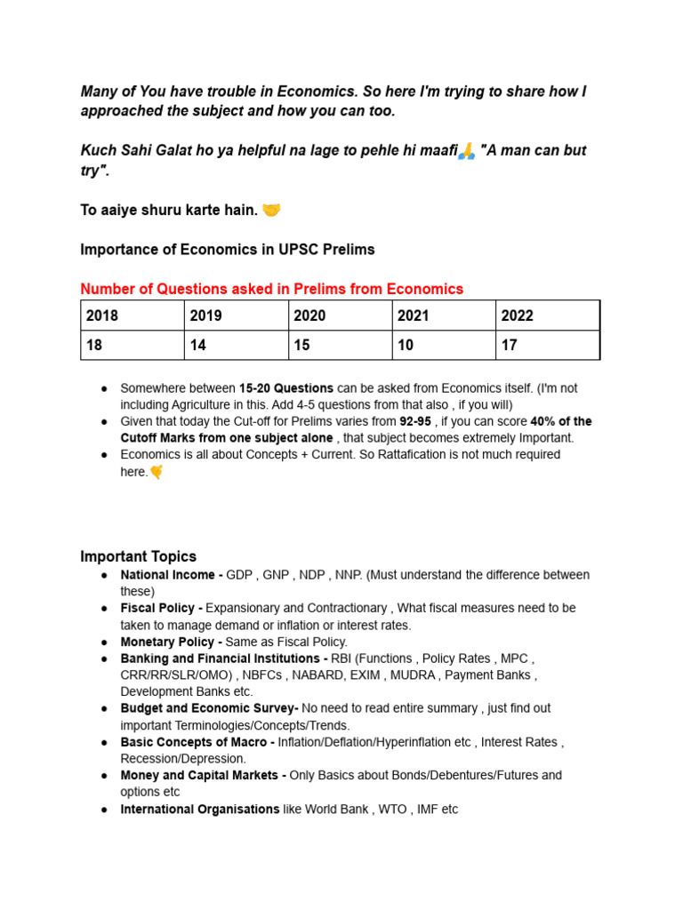 Economics Approach - Raghvendra Sharma, IPS 2022 | PDF | Fiscal Policy | Monetary Policy