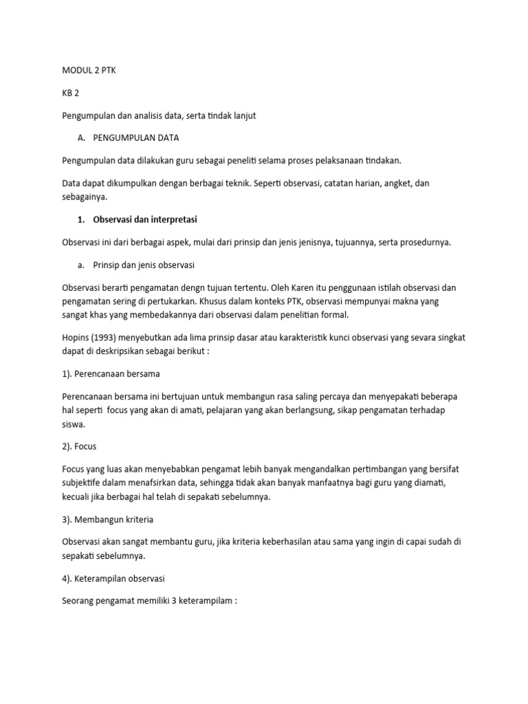 Modul 2 PTK KB 2 | PDF