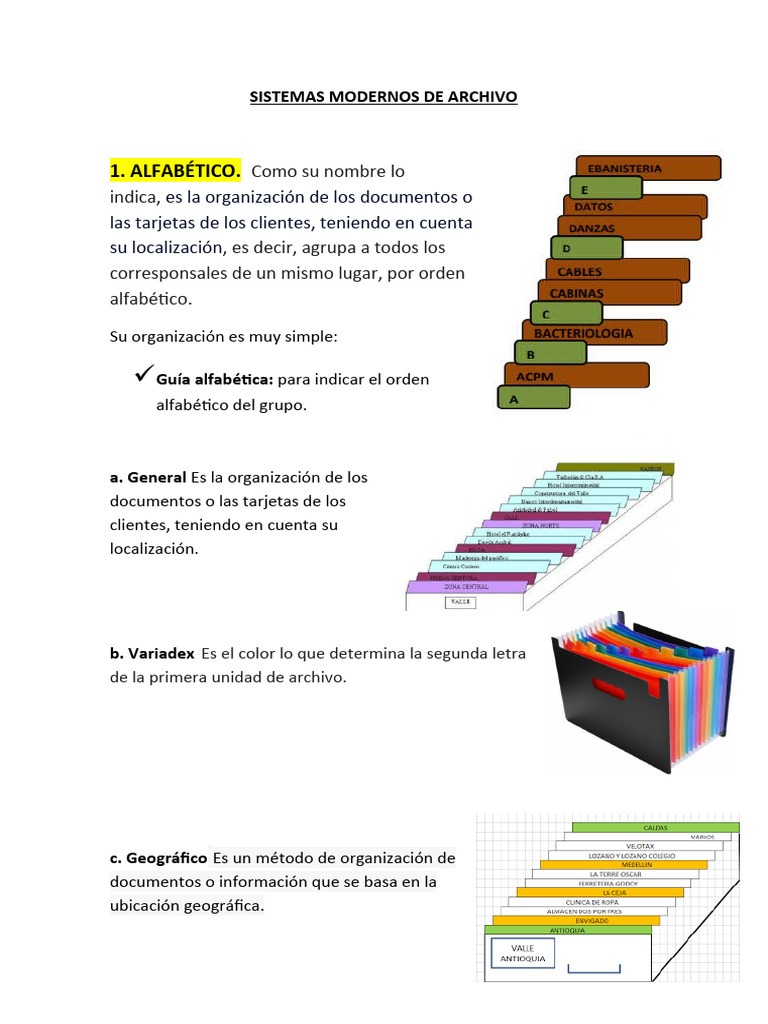 Sistemas Modernos de Archivo | PDF