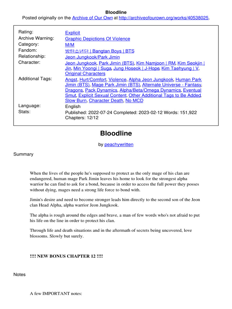 Bloodline | PDF | Dragon
