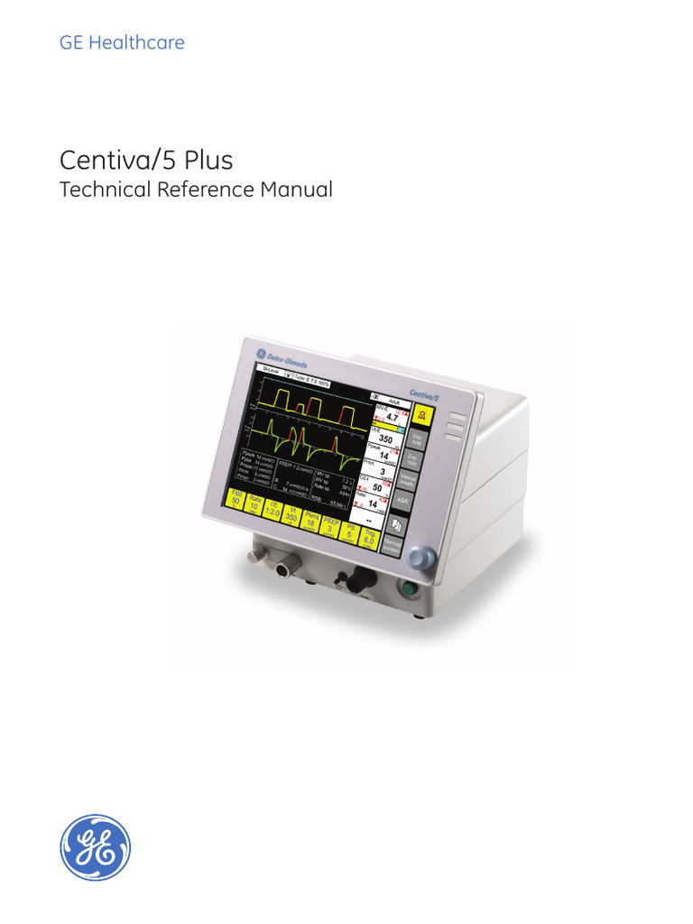Centiva/5 Plus Ventilator Manual | PDF | Power Supply | Electrical ...