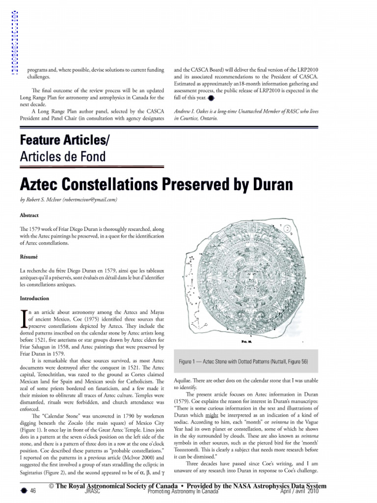 Aztec Constellations | PDF
