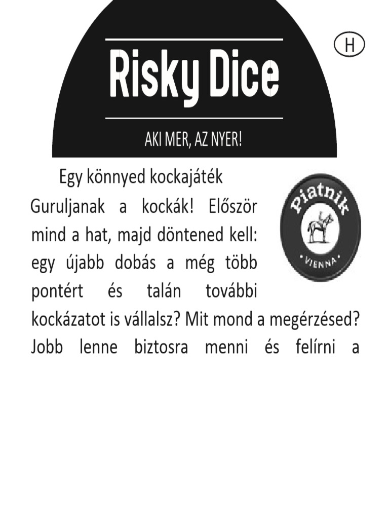 Risky Dice | PDF