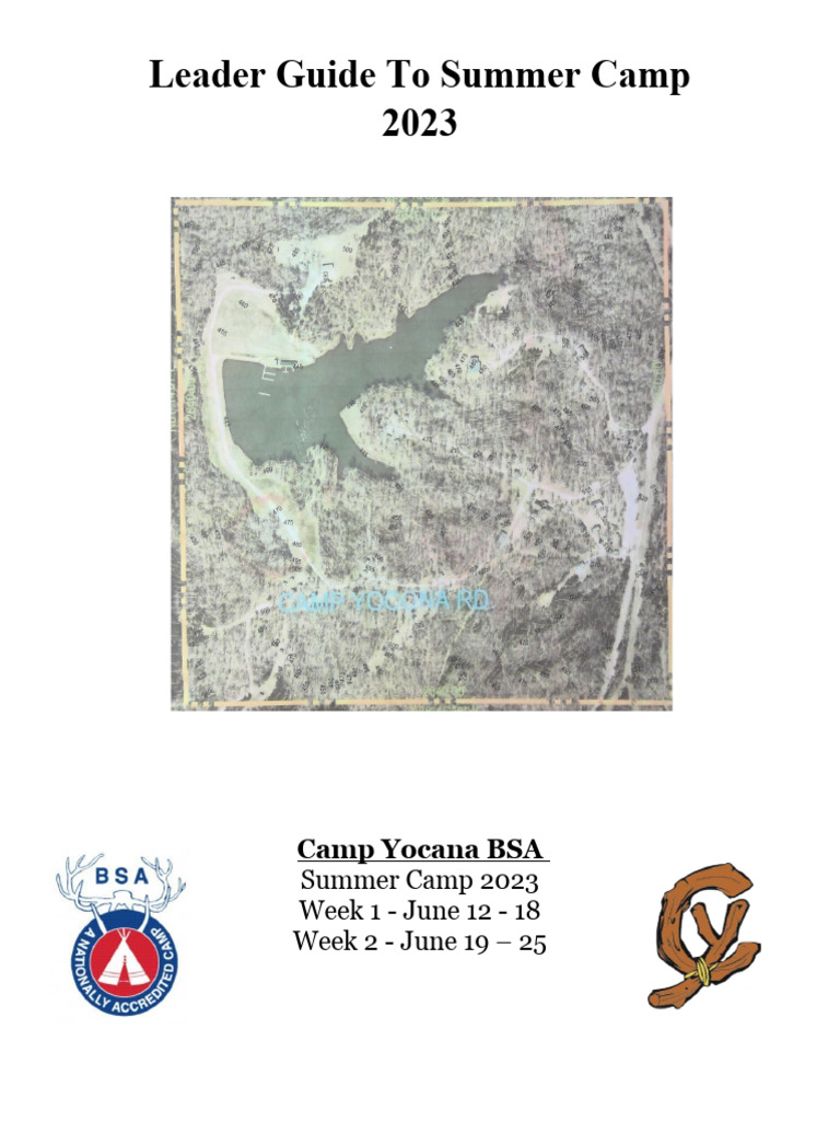 Leader's Guide Summer Camp 2023 | PDF | Boy Scouts Of America | Camping
