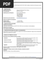 SDS AEON PD SDS Spanish | PDF | Agua | Combustión