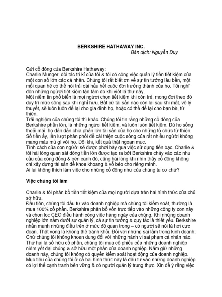 2022 Berkshire Hathaway Inc | PDF