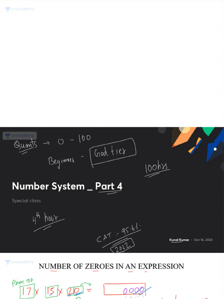 Number System Part 4 With Anno | PDF