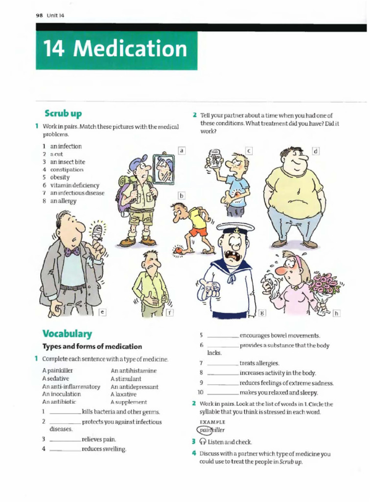 Lesson 1 - Medication | PDF