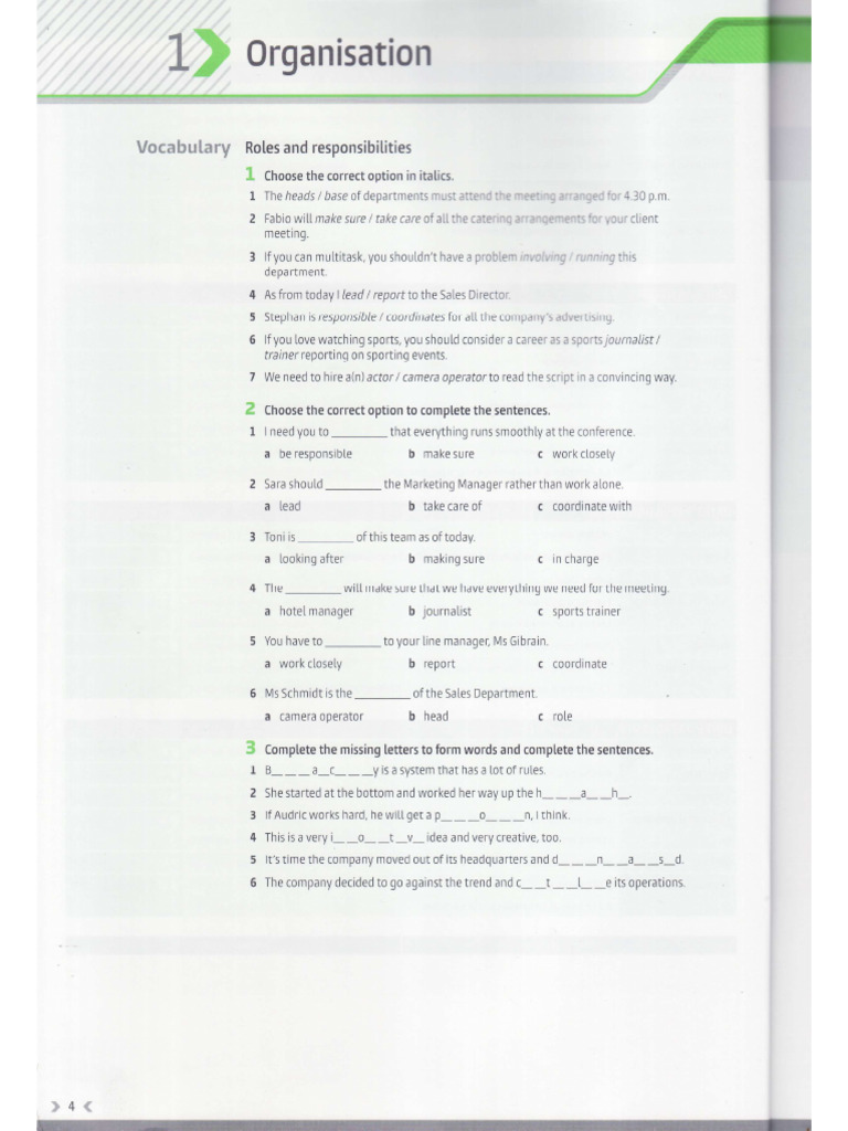 Business Partner B1 + WB Unit 1 | PDF
