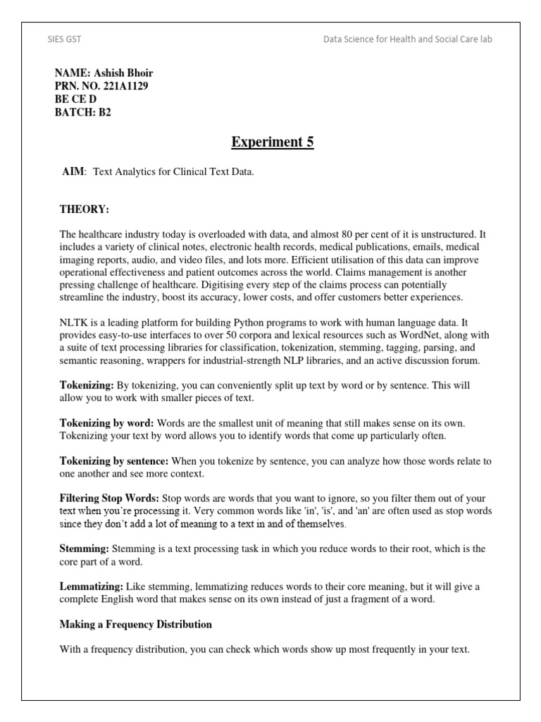 221A1129 DS-Honours EXP5 | PDF | Computing | Cognitive Science
