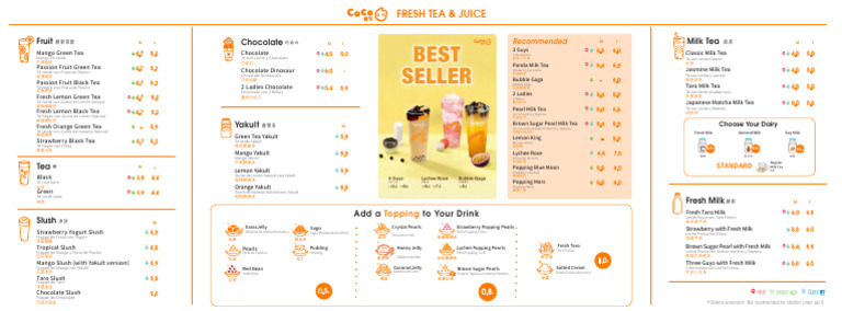 CoCo20221103 MAD Menu | PDF | Industria de alimentos | Alimentos