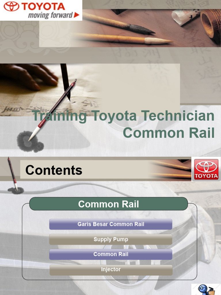 Sistem Common Rail dan Supply Pump Toyota | PDF