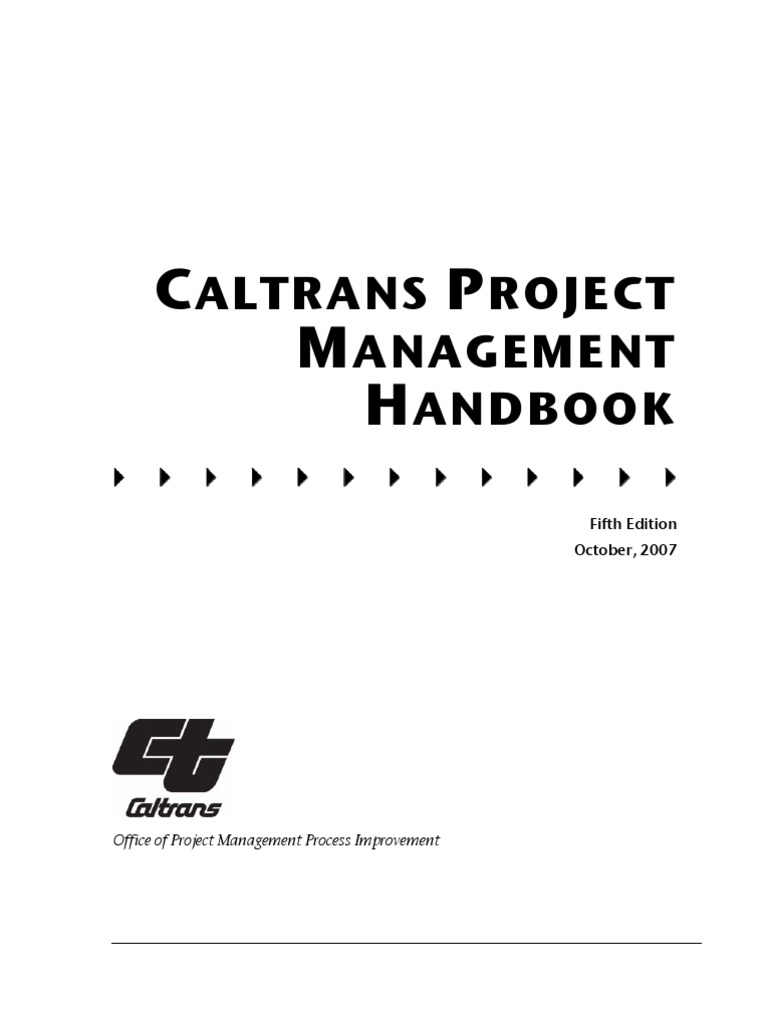 Caltrans Project Procedures | PDF | Project Management | Production And ...