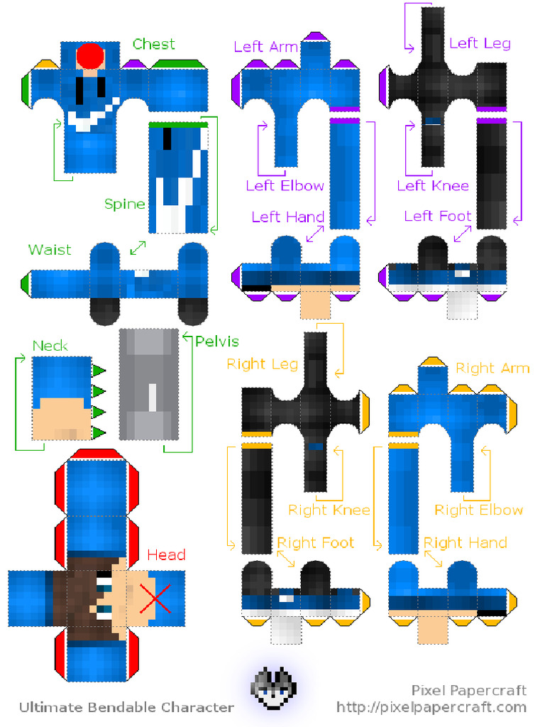 Minecraft Bendable Character | PDF
