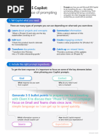 Microsoft Copilot Cheat Sheet V4 | PDF | Microsoft Excel | Computing