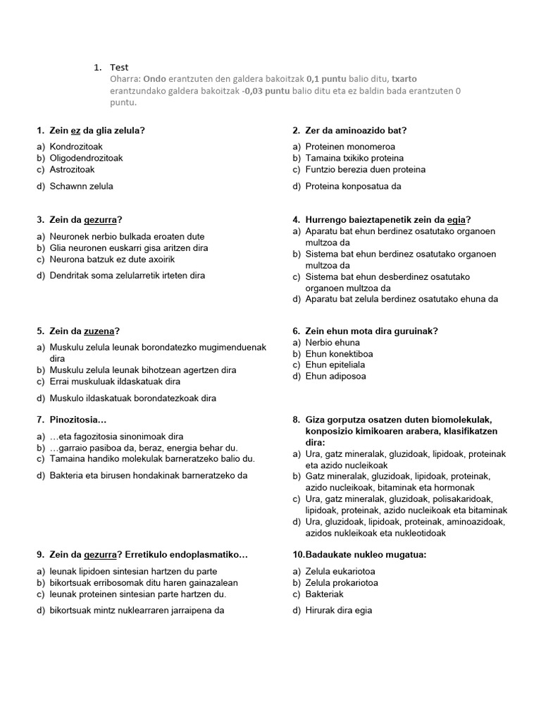 Ariketak | PDF Ariketak | PDF