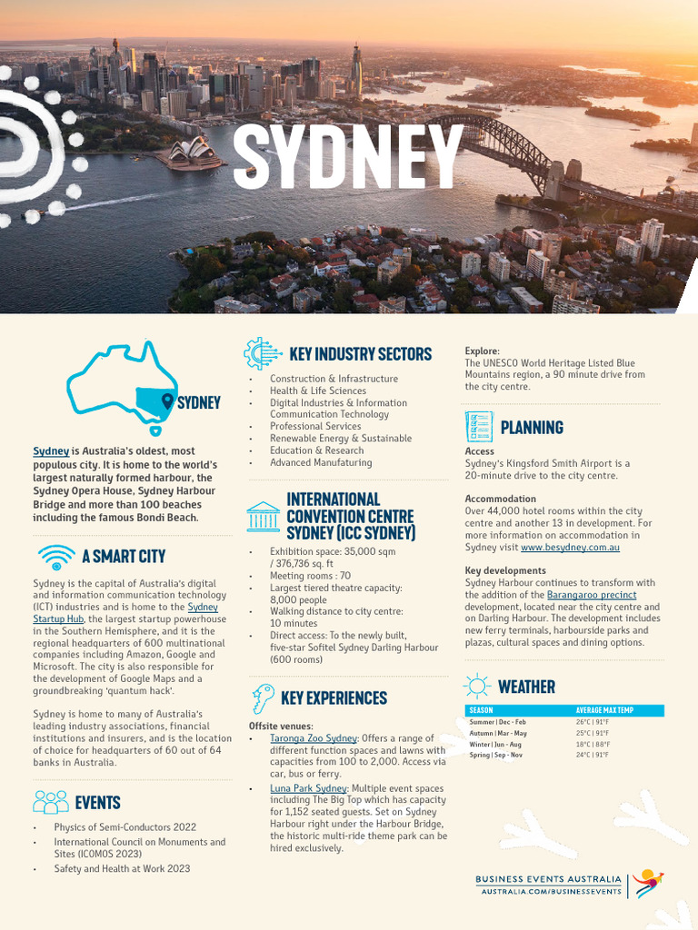 Sydney Association Fact Sheet Nov 2021 | PDF | Sydney | Information And ...
