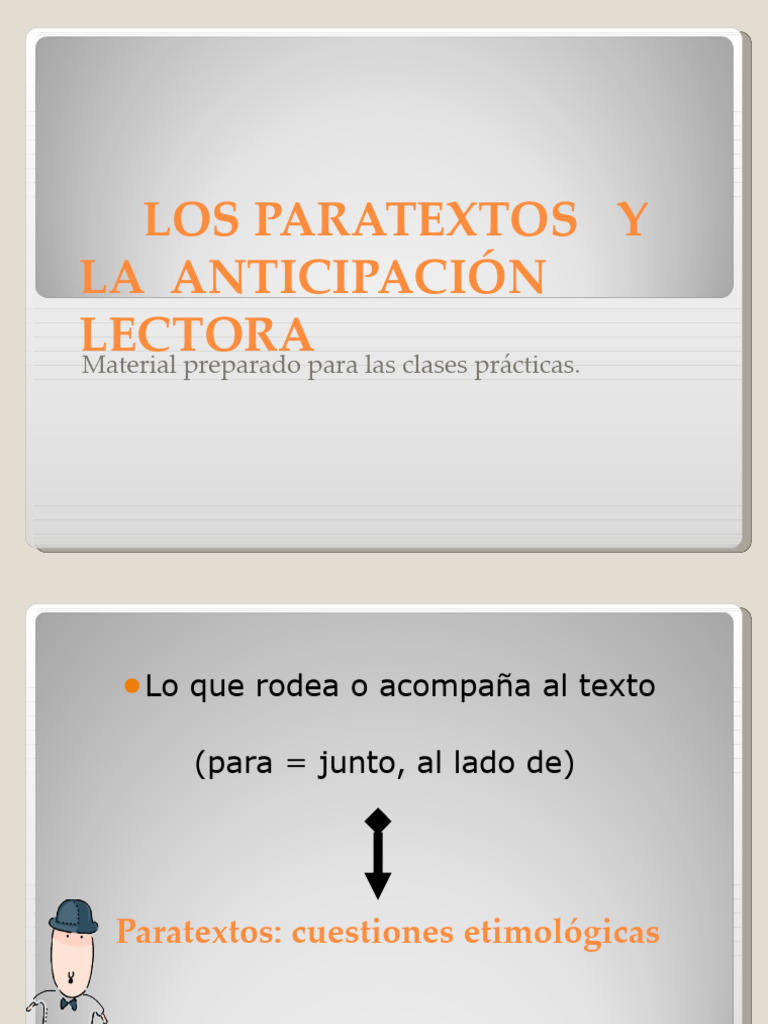 Los Paratextos Maz 8 | PDF | Escritura