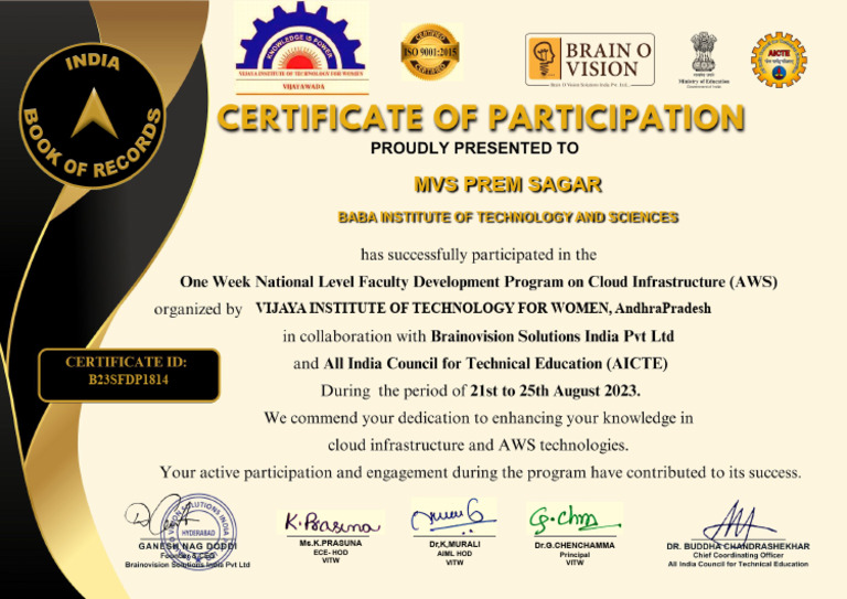 VITW Leadership and Faculty | PDF