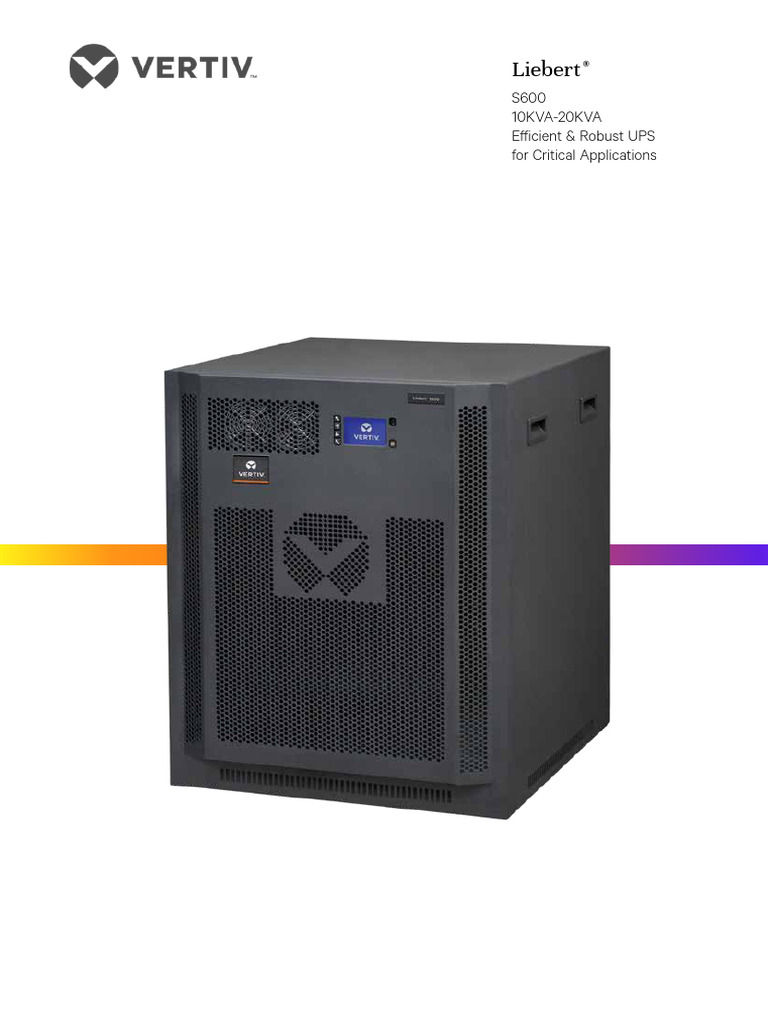 Liebert s600 BR en in | PDF | Power Inverter | Information And ...