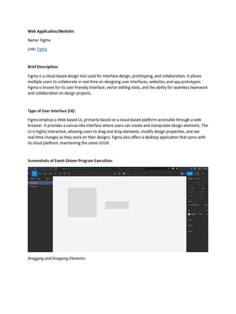 Figma: Web Application/Website | PDF