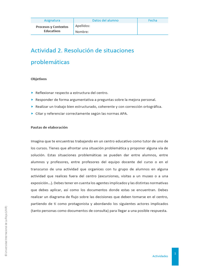 Act. 2. Procesos y Contextos Educativos | PDF