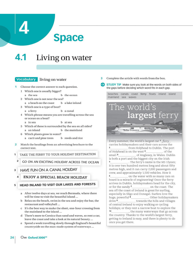 WB Unit 4. Space | PDF