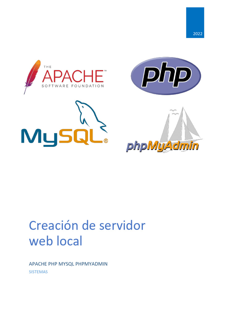 Creación de Servidor Web Local | PDF | Mi sql | Php