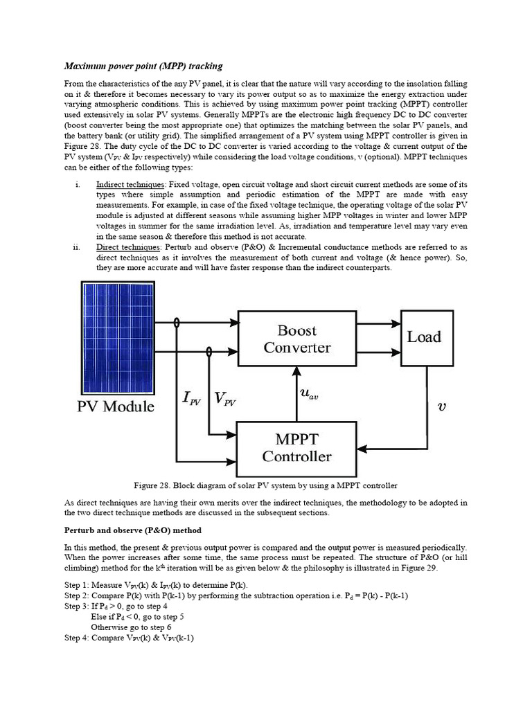 MPPT For Solar PV | PDF | Energy Harvesting | Electricity