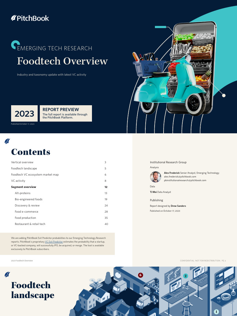 2023 Foodtech Overview Preview | PDF | Meat | Nutrition