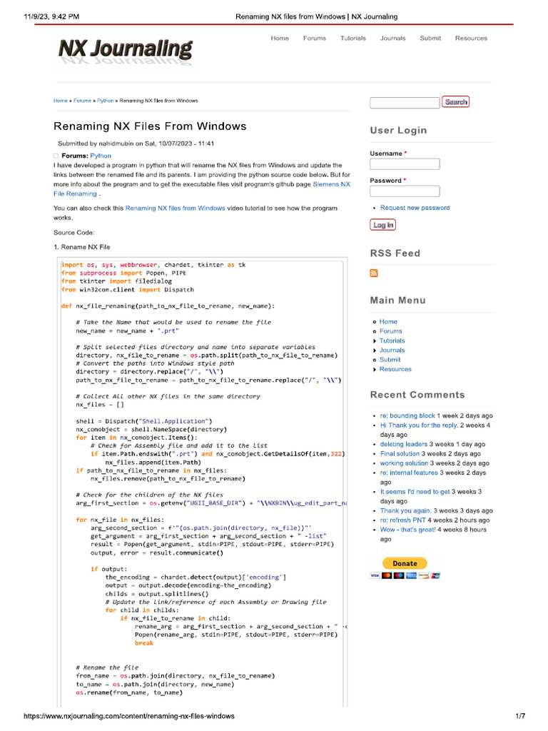 NX Files From Windows | PDF