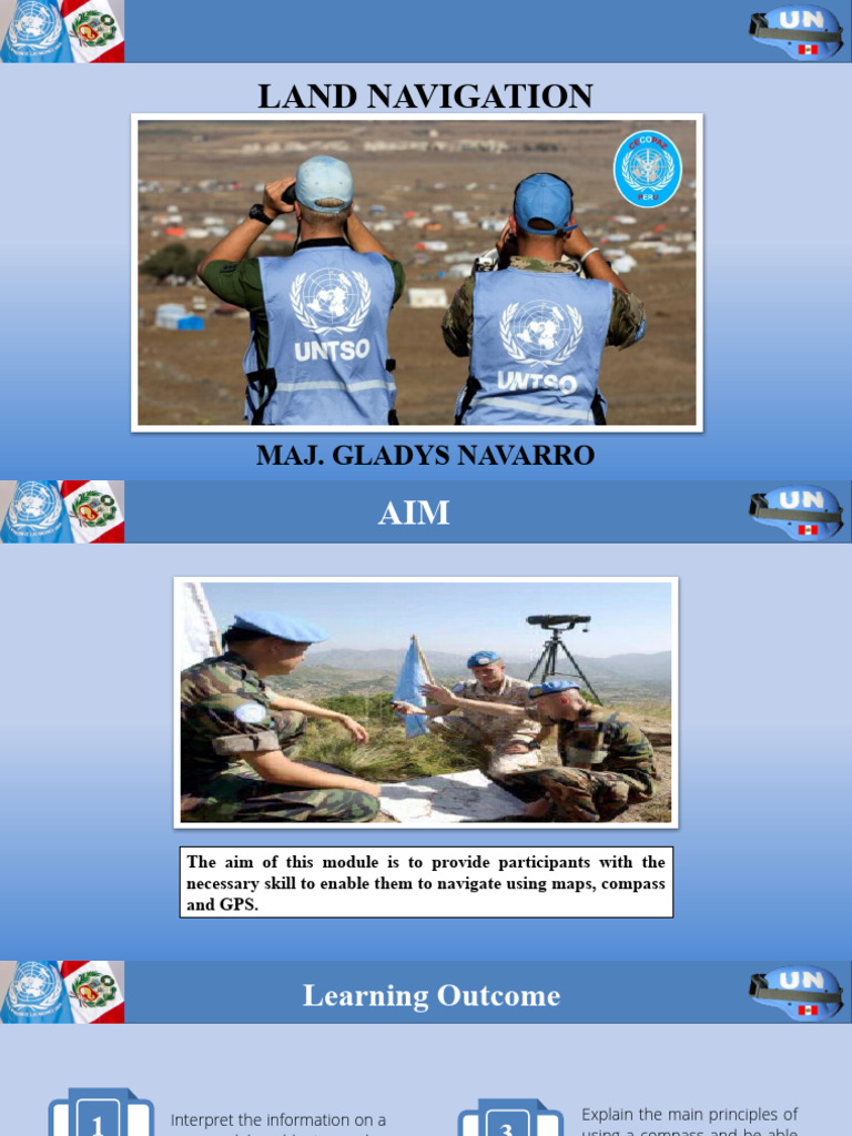 TCC 3.1 Land Navigation My Navarro | PDF | Compass | Latitude