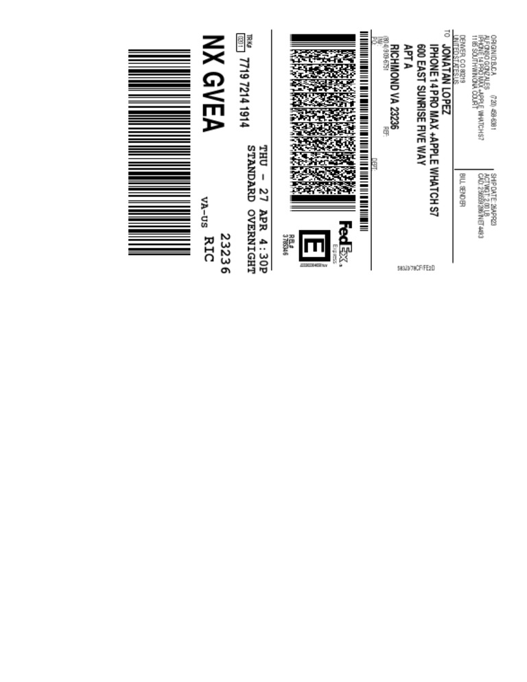 Shipping Label | PDF