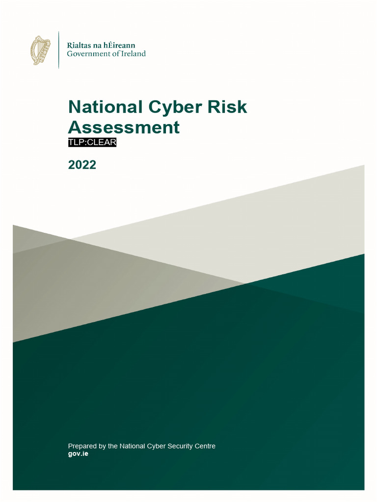 National Cyber Risk Assessment: Tlp:Clear | PDF | Cyberwarfare | Security