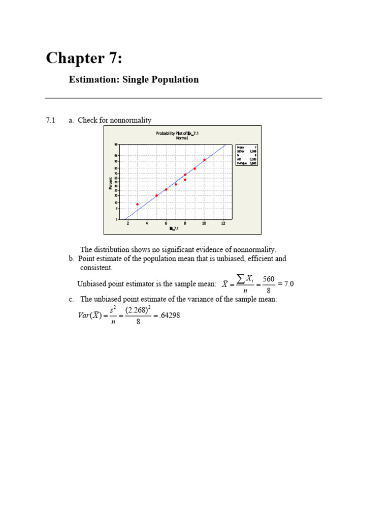 Newbold Stat7 Ism 07 | PDF | Estimator | Variance