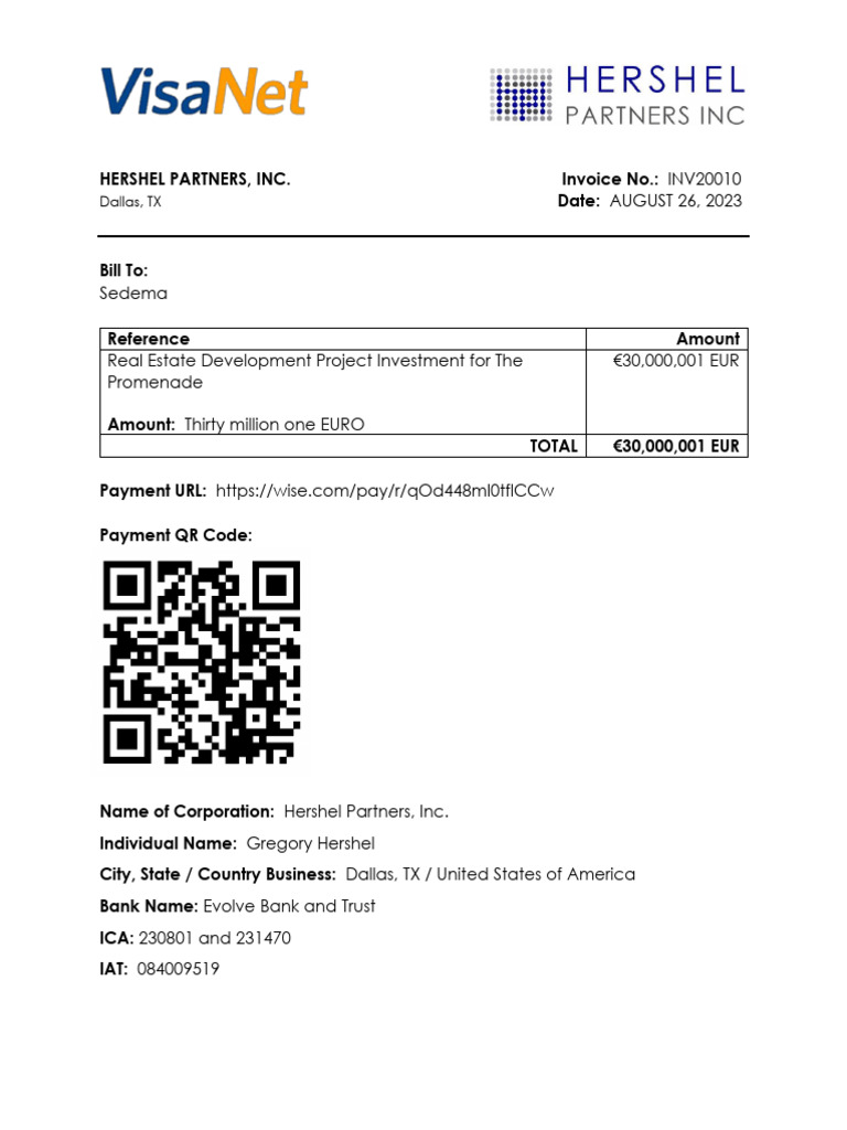 HPI - Invoice No. 2 RVSD 3 | PDF