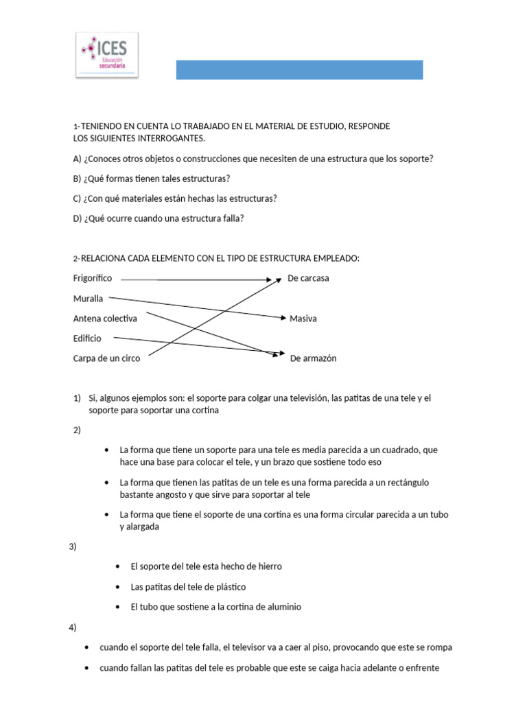 Estructuras Actividades | PDF
