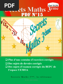 Documents et PDF Enseignement des mathématiques | Scribd