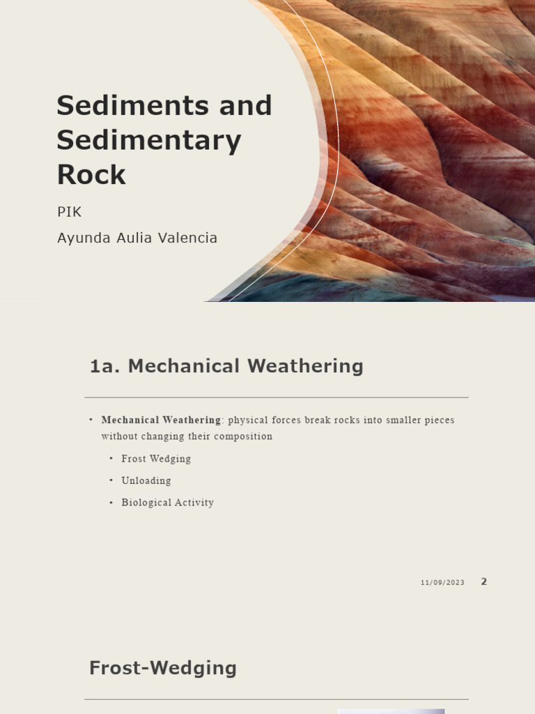 Sediments and Sedimentary Rock-Week 4 | PDF | Clastic Rock | Weathering