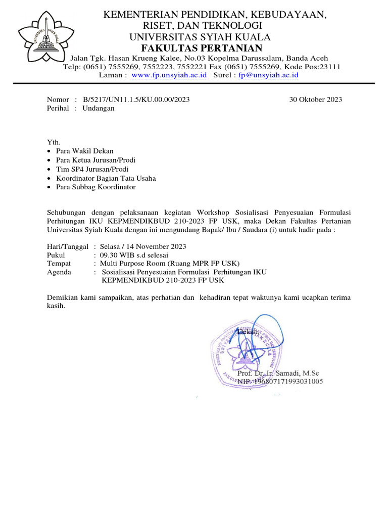 Undangan sp4-1 | PDF