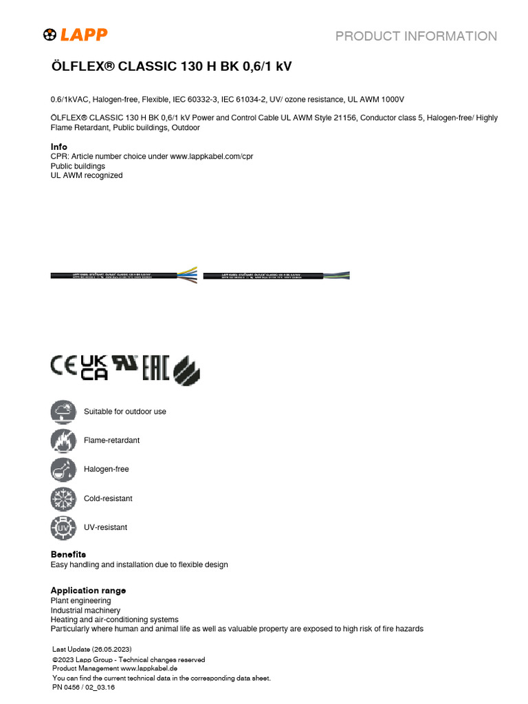 Lapp Pro123167en | PDF | Electrical Engineering | Electromagnetism