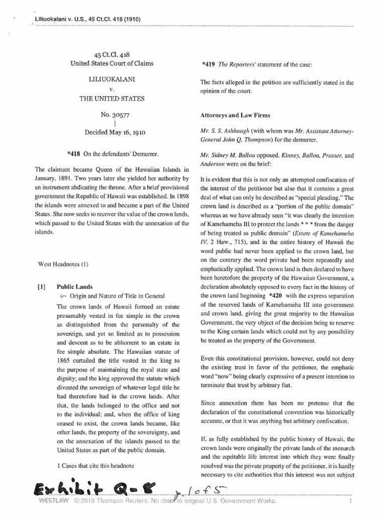 Queen Liliuokalani | PDF