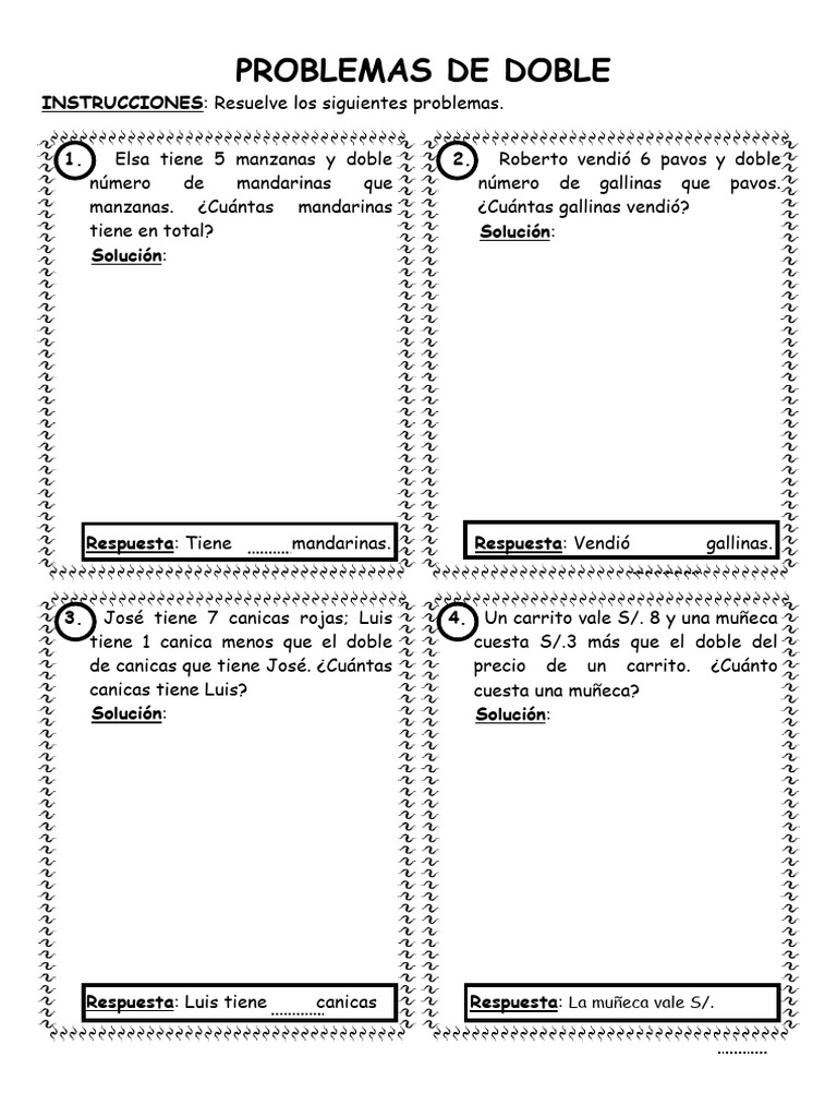 Problemas de Doble | PDF
