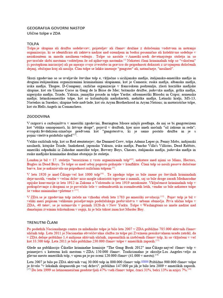 Geografija Govorni Nastop | PDF